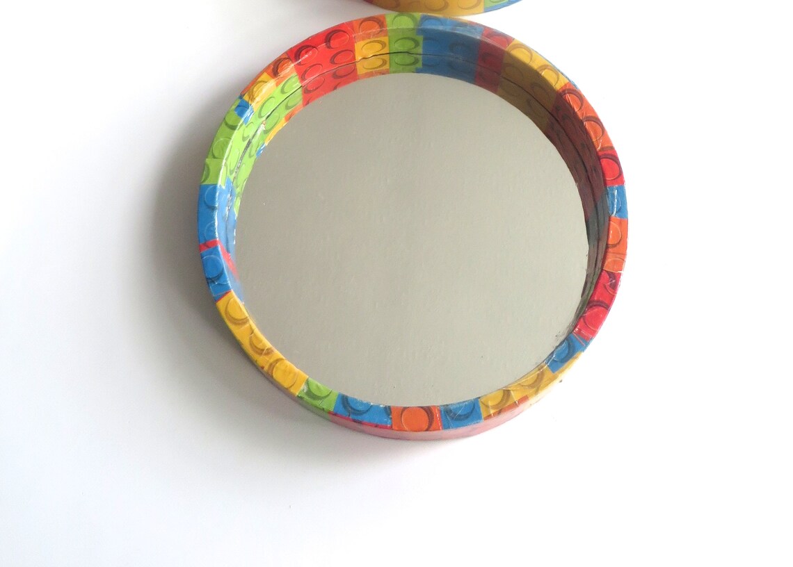 Circular Lego Mirror | Etsy
