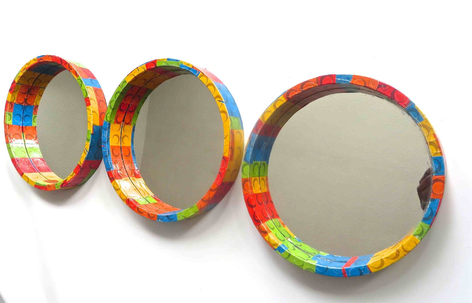 Circular Lego Mirror | Etsy