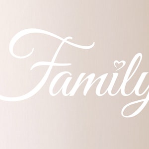 Family Decal Quote Words Vinyl Wall Decal Sticker Home Wall Decal Décor ...