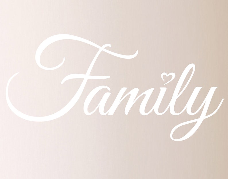 Family Decal Quote Words Vinyl Wall Decal Sticker Home Wall - Etsy
