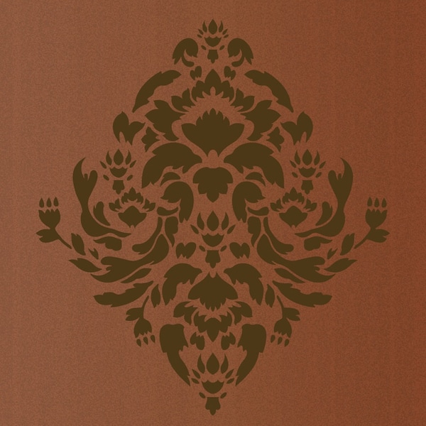 Damask Stencil - Etsy