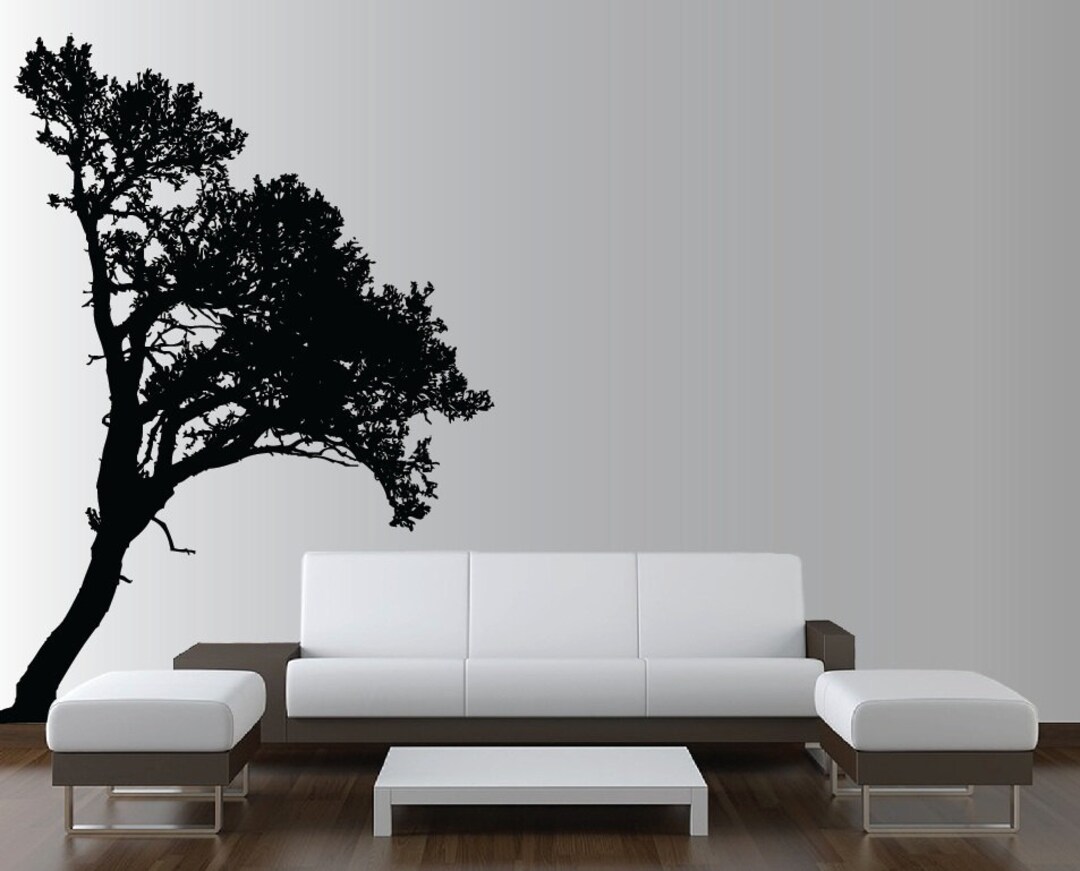 Large Wall Tree Decal Forest Deco Vinyl Sticker Highly Detailed ...