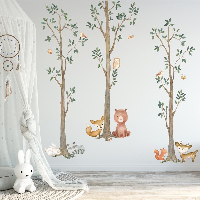 Fox Tree Baby Decal - Etsy