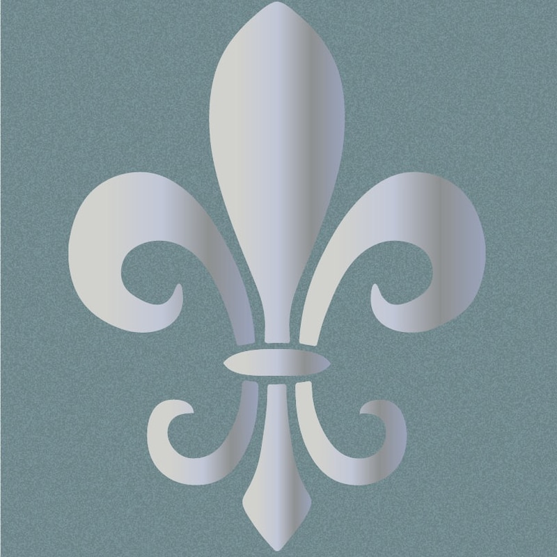Fleur De Lis Stencil - Etsy