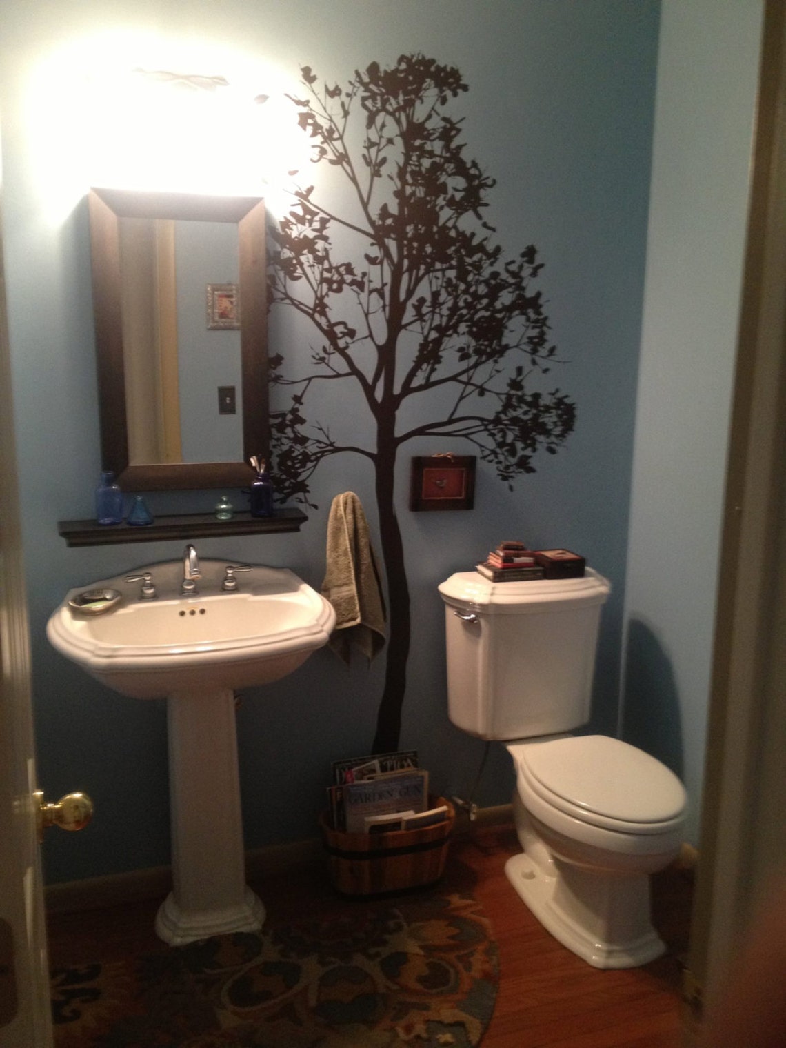 Large Wall Simple Spring Tree Decal Forest Decor Vinyl Sticker ...