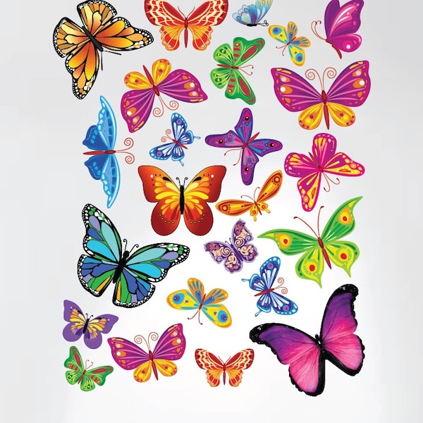 Butterfly Wall Decal - Etsy