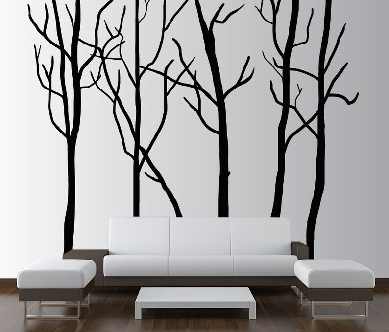 Large Wall Tree Decal Forest Kids Vinyl Sticker Removable 1115 - Etsy