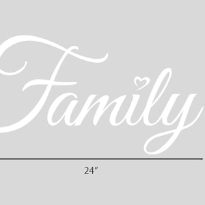Family Decal Quote Words Vinyl Wall Decal Sticker Home Wall Decal Décor ...