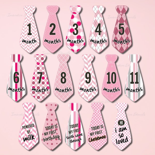 Monthly Age Stickers - Etsy