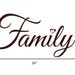 Family Decal Quote Words Vinyl Wall Decal Sticker Home Wall Decal Décor ...