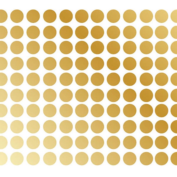 Gold Dots Wall Decal - Etsy