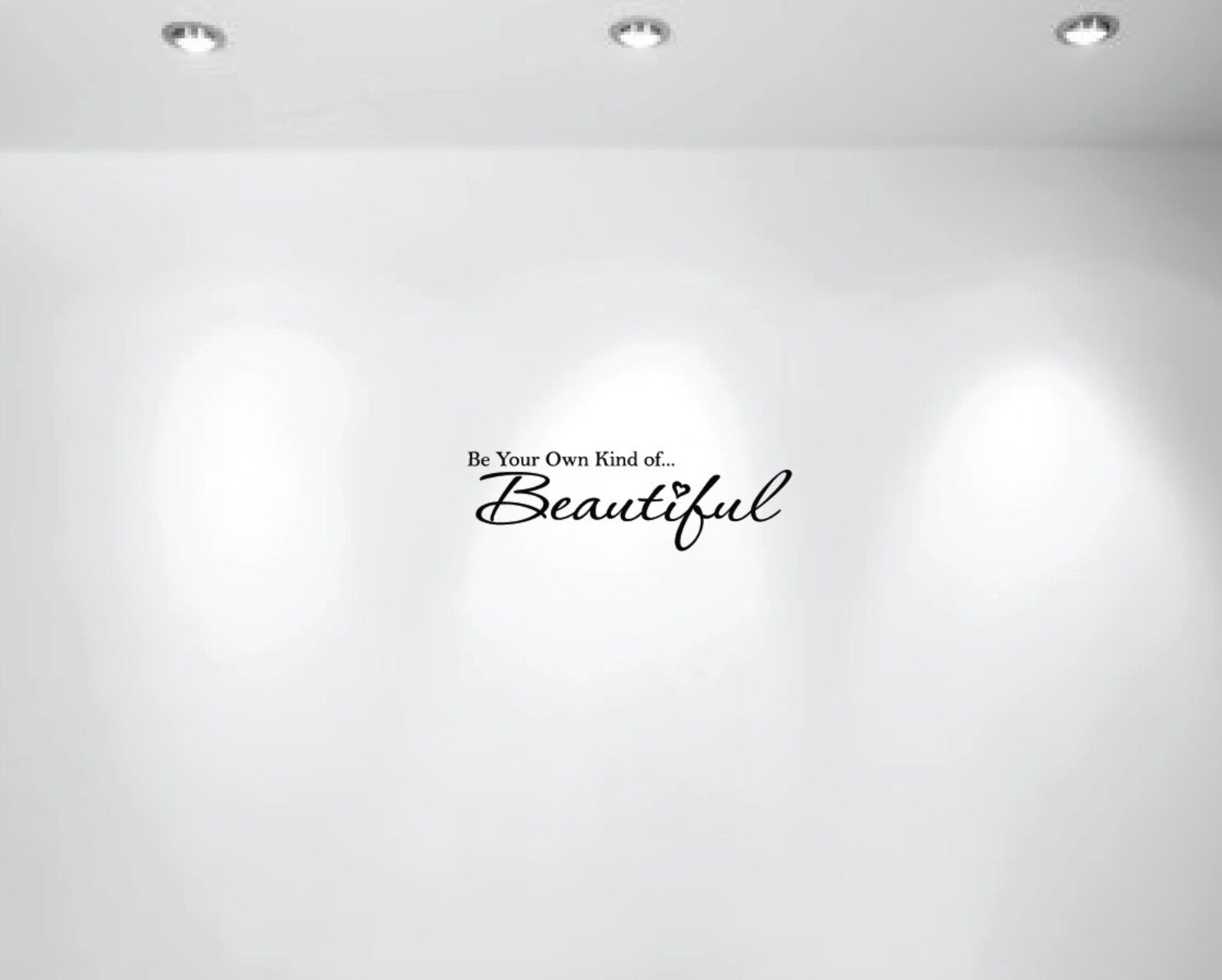 Be Your Own Kind of Beautiful Vinyl Wall Decal 36 Wide - Etsy