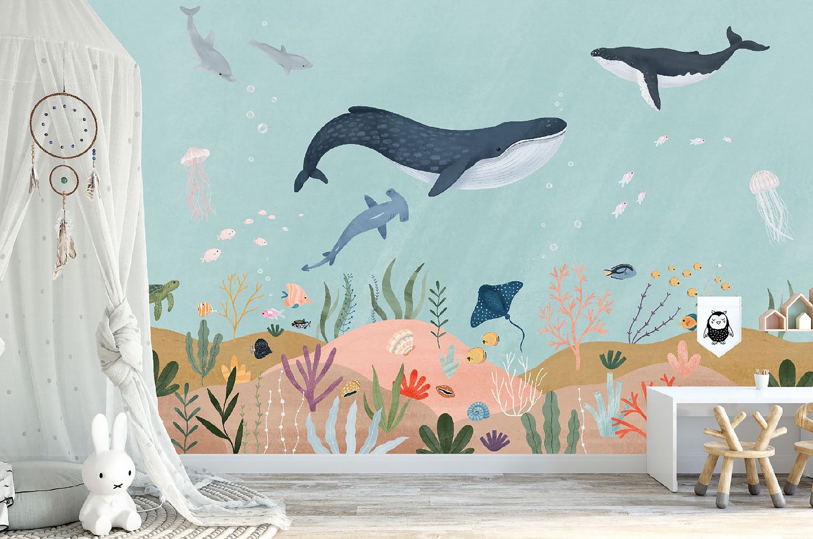 78 Ocean Inspired Finds For Your Under the Sea Nursery - Messy Bun ...