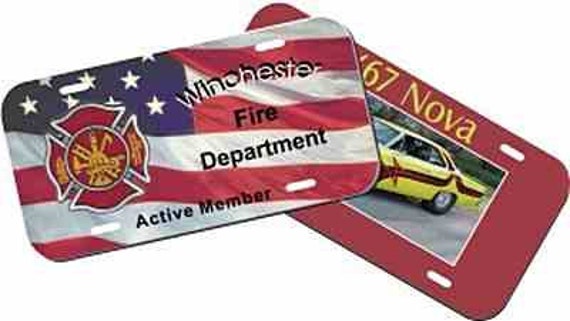 Personalized Photo License Plate - Etsy