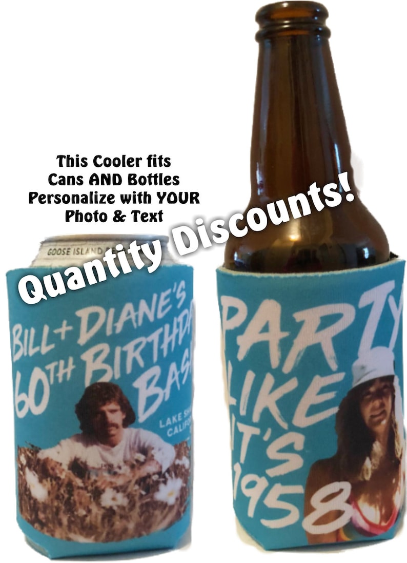 Custom Photo Can Cooler: Personalized Party Favors - Etsy