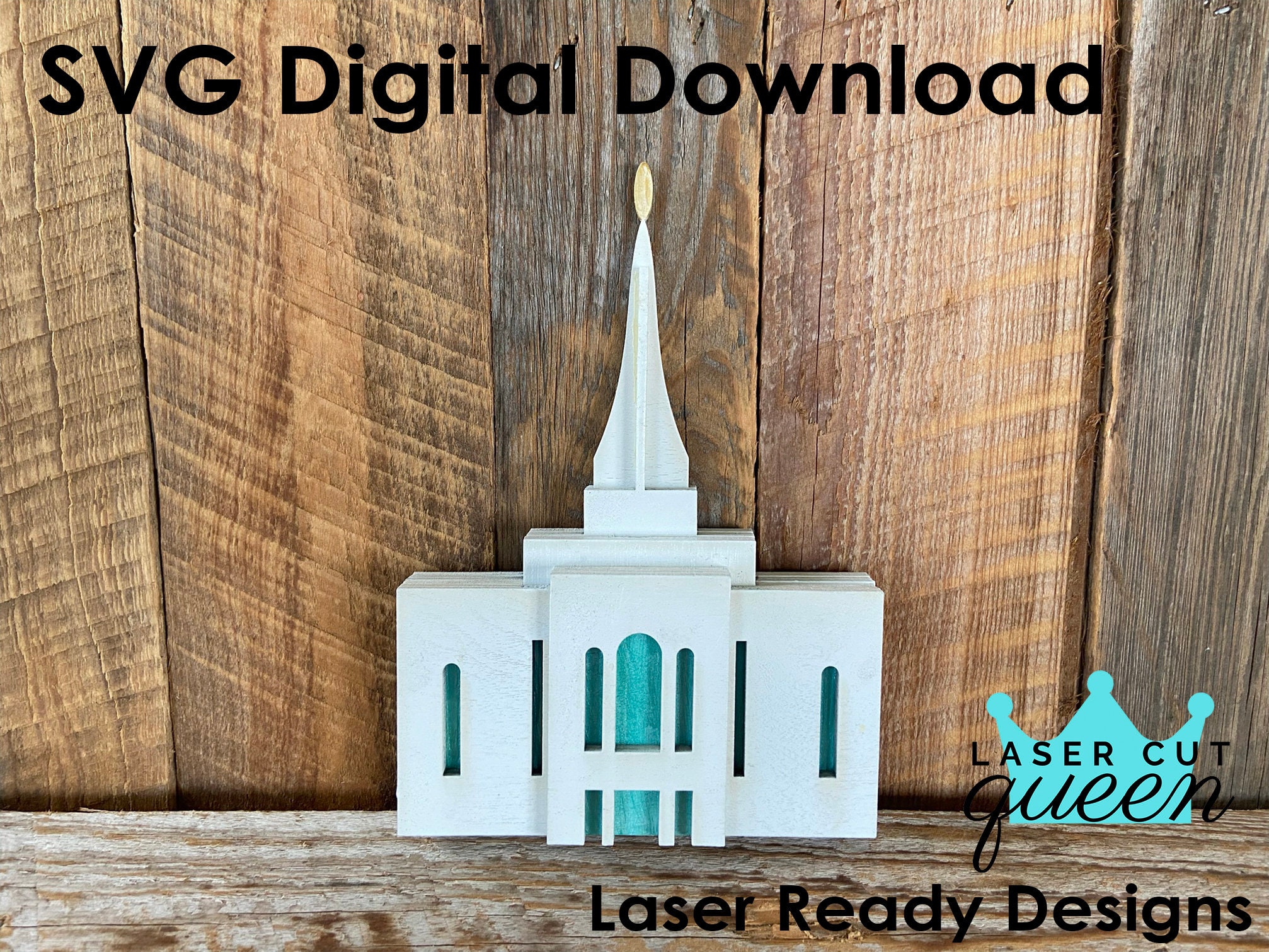 Gilbert Temple SVG Laser Cut Files for Glowforge Projects | Temple Home ...