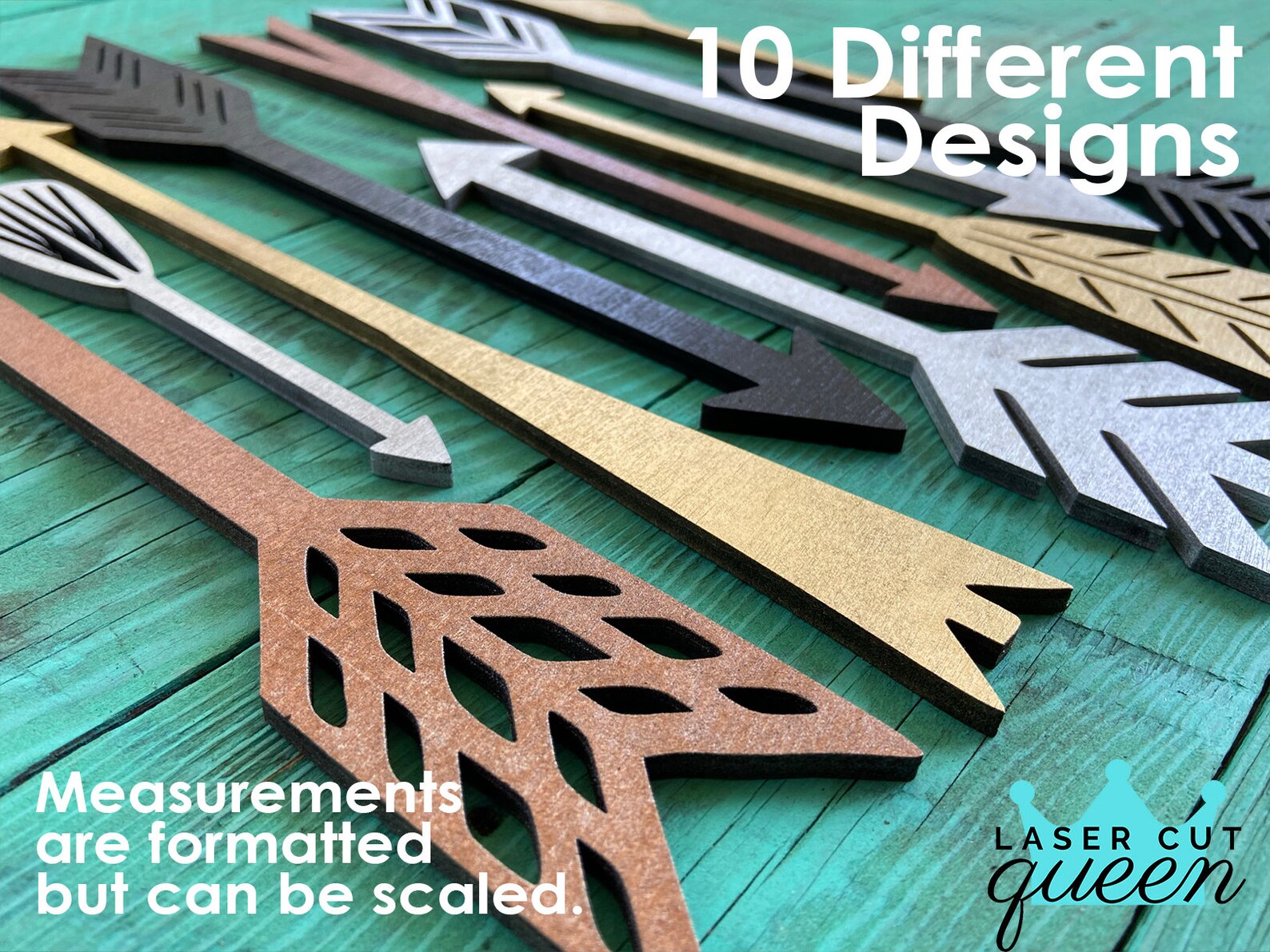 Arrows SVG Laser Cut Files for Glowforge Projects | Laser Ready Arrows ...