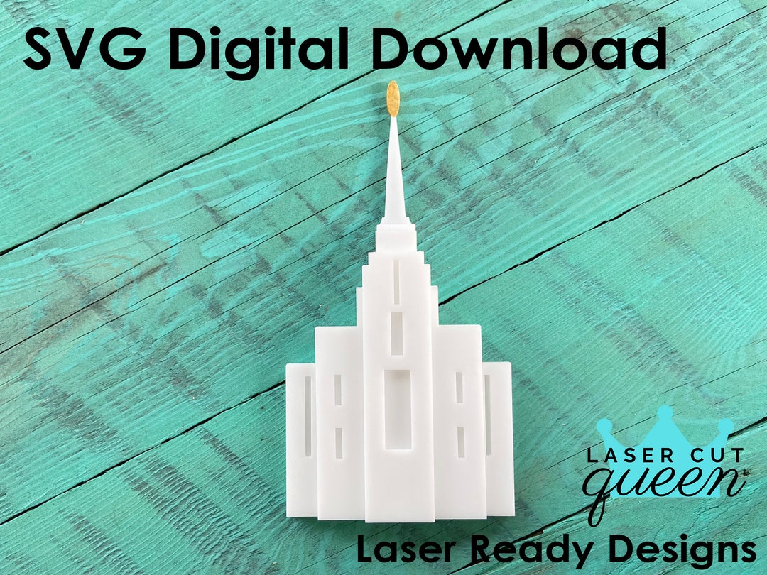 Rexburg Temple SVG Cut File - Etsy