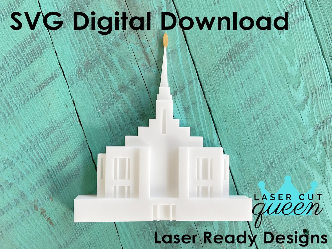 Ogden Temple SVG Cut File - Etsy