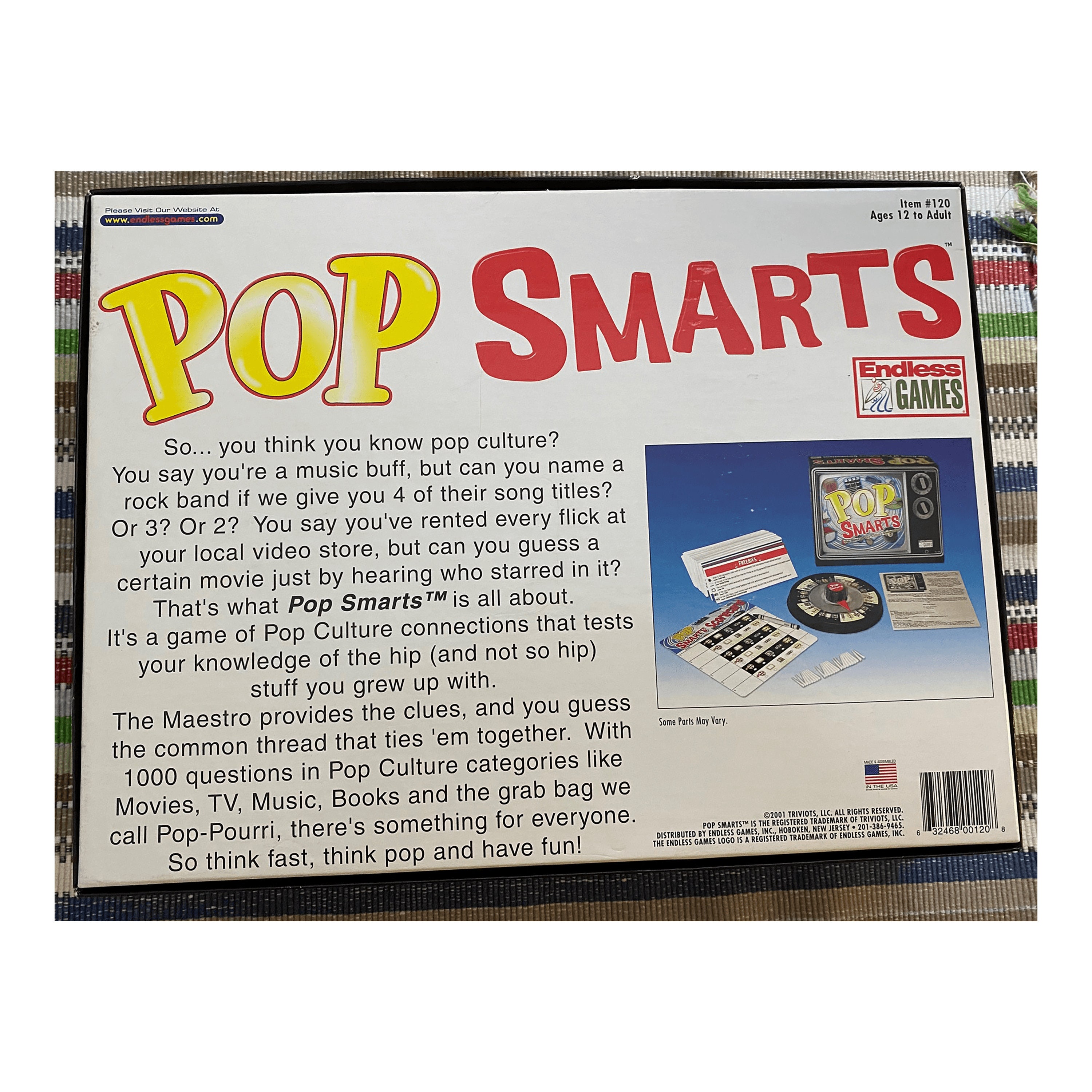 Pop Smarts Gamepop Culture Connections Game - Etsy