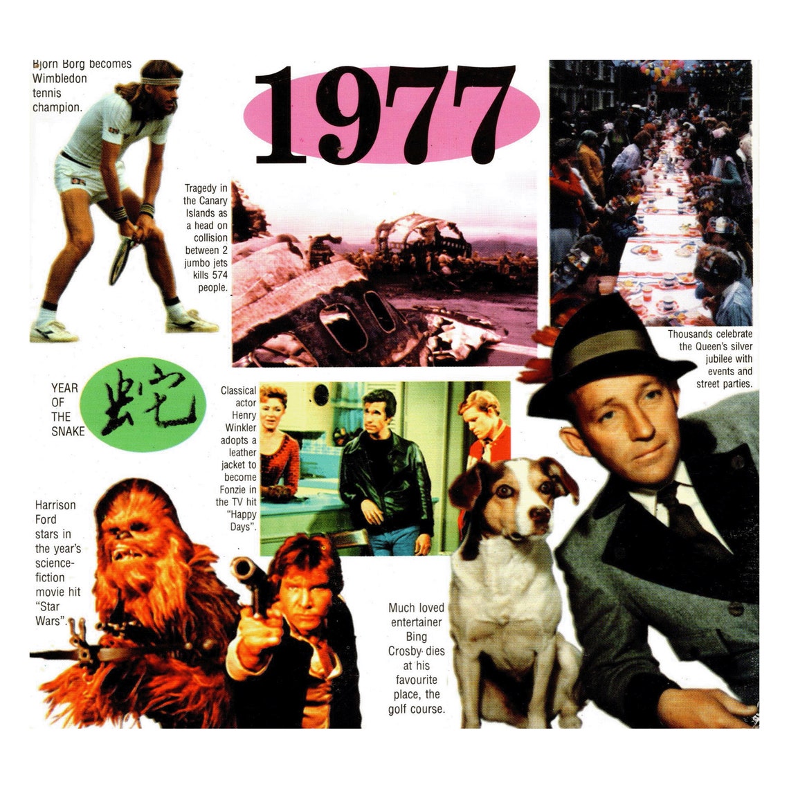 1977 CD Card 20 Original Chart Hits and 1977 Facts - Etsy