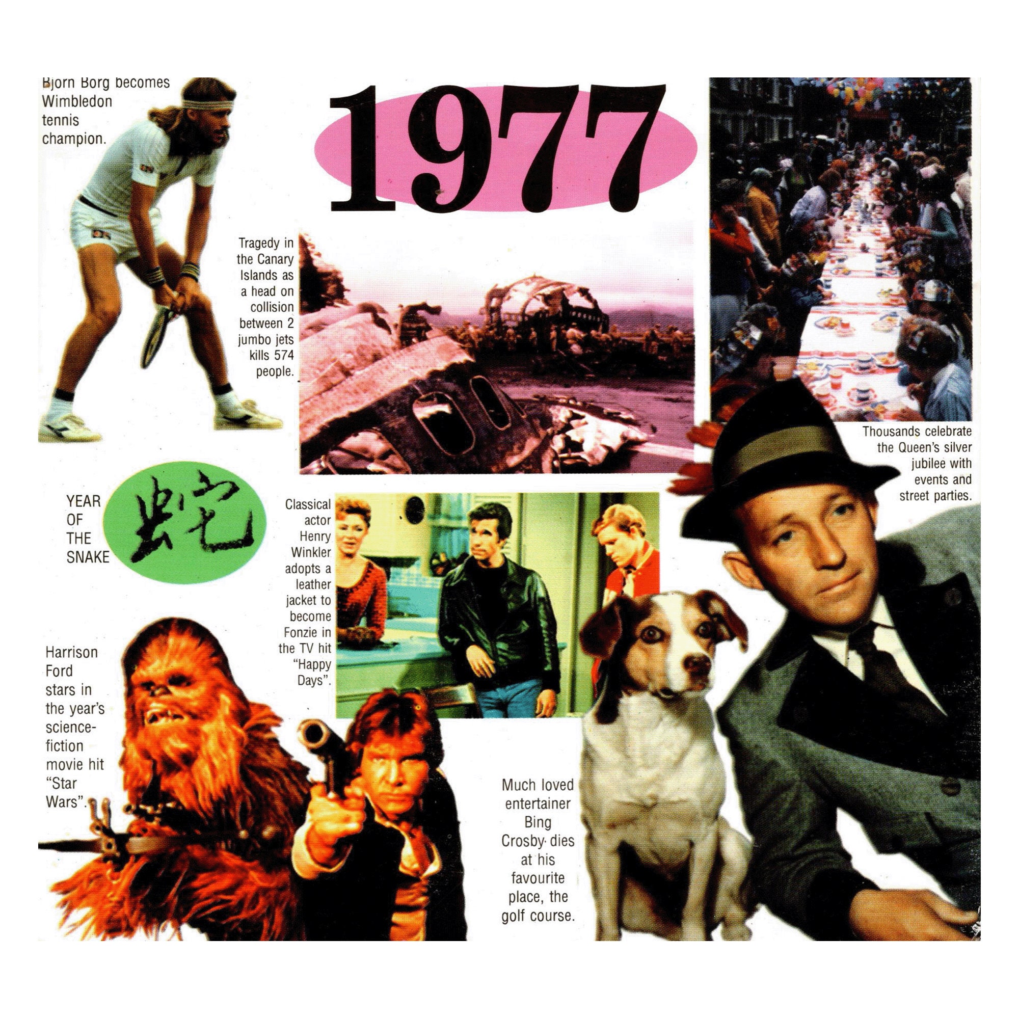 1977 CD Card 20 Original Chart Hits and 1977 Facts - Etsy