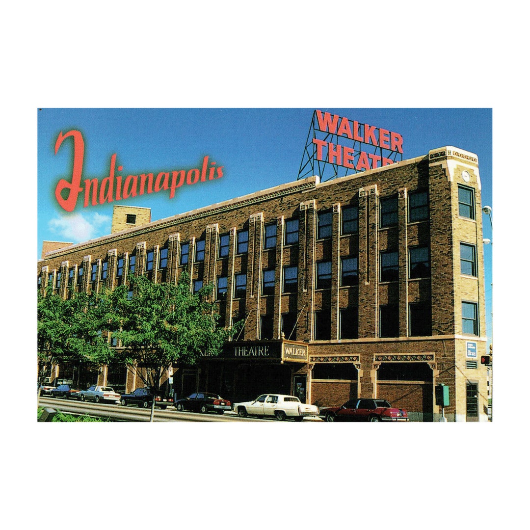 Indianapolis Walker Theater Postcard - Etsy