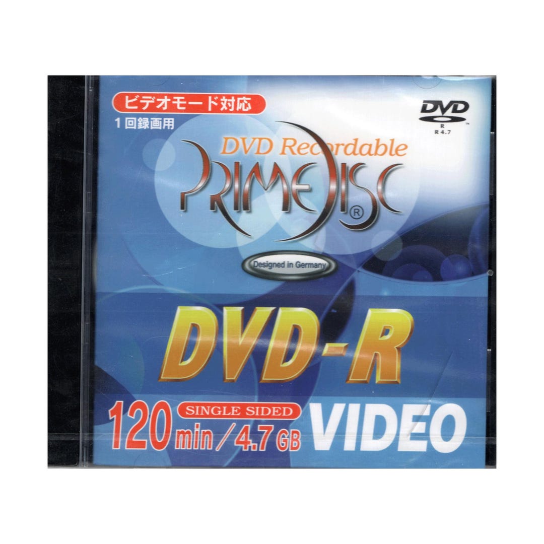 New: Primedisc Brand DVD-R One Sided Video for Recording - Etsy