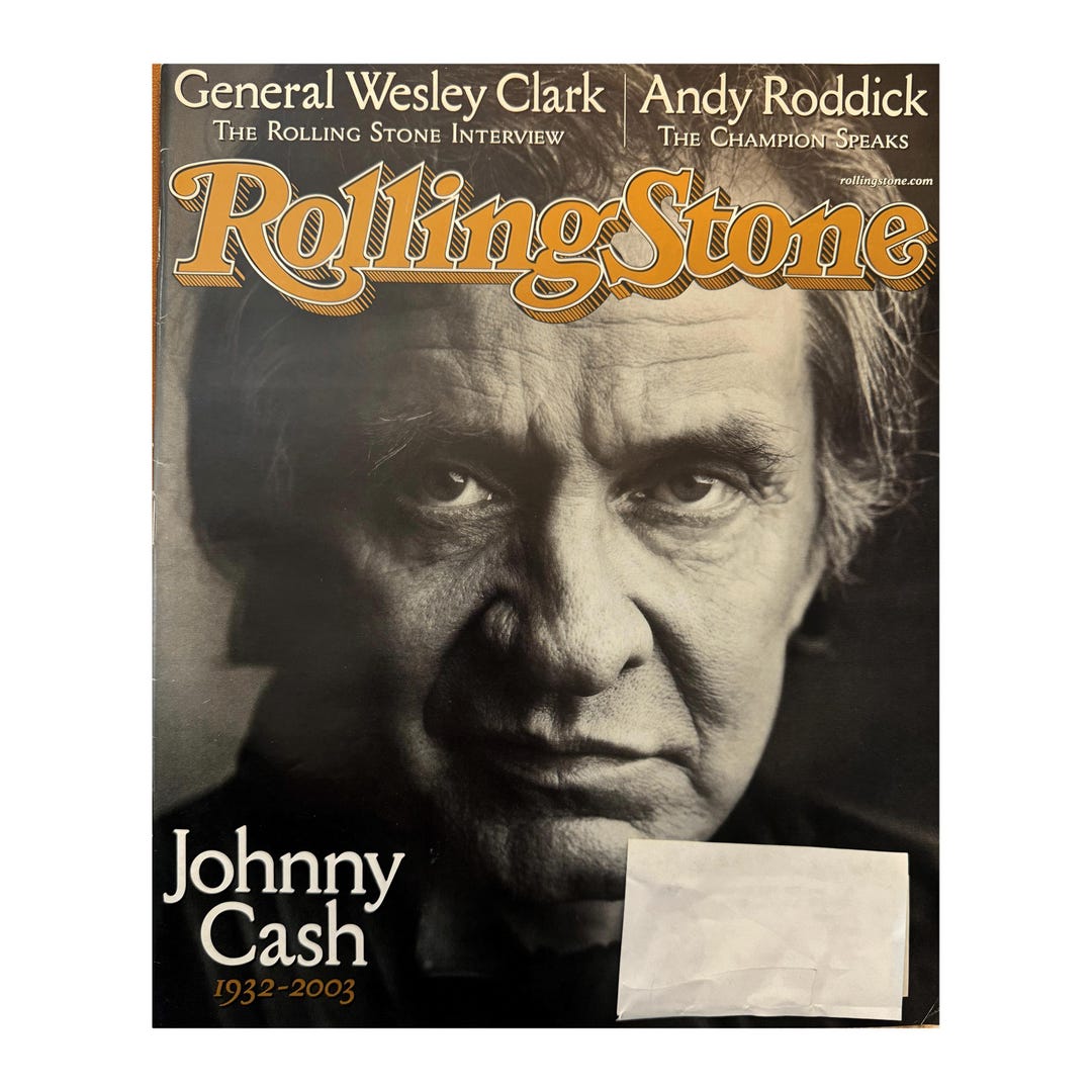 Rolling Stone: Remembering Johnny Cash - Etsy