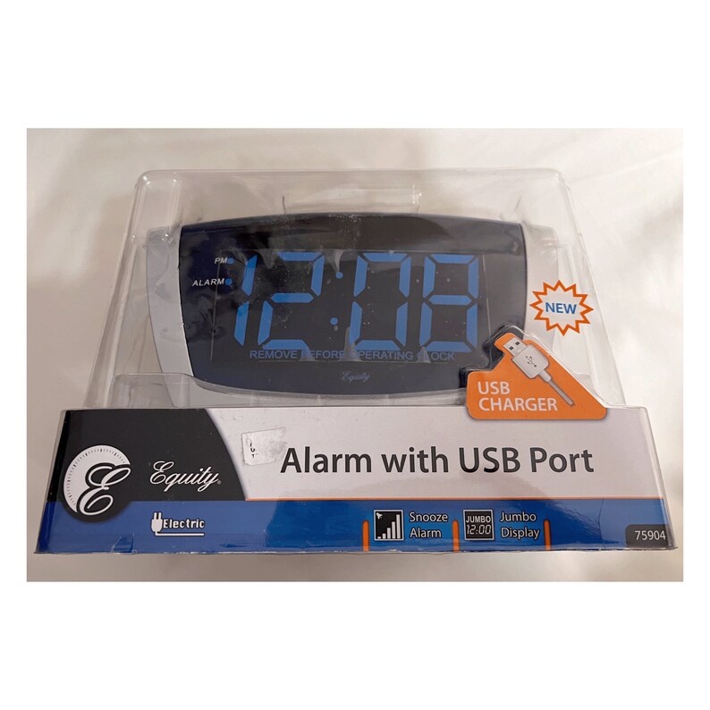 Electric Digital Clock With USB Port new in Original Packing - Etsy