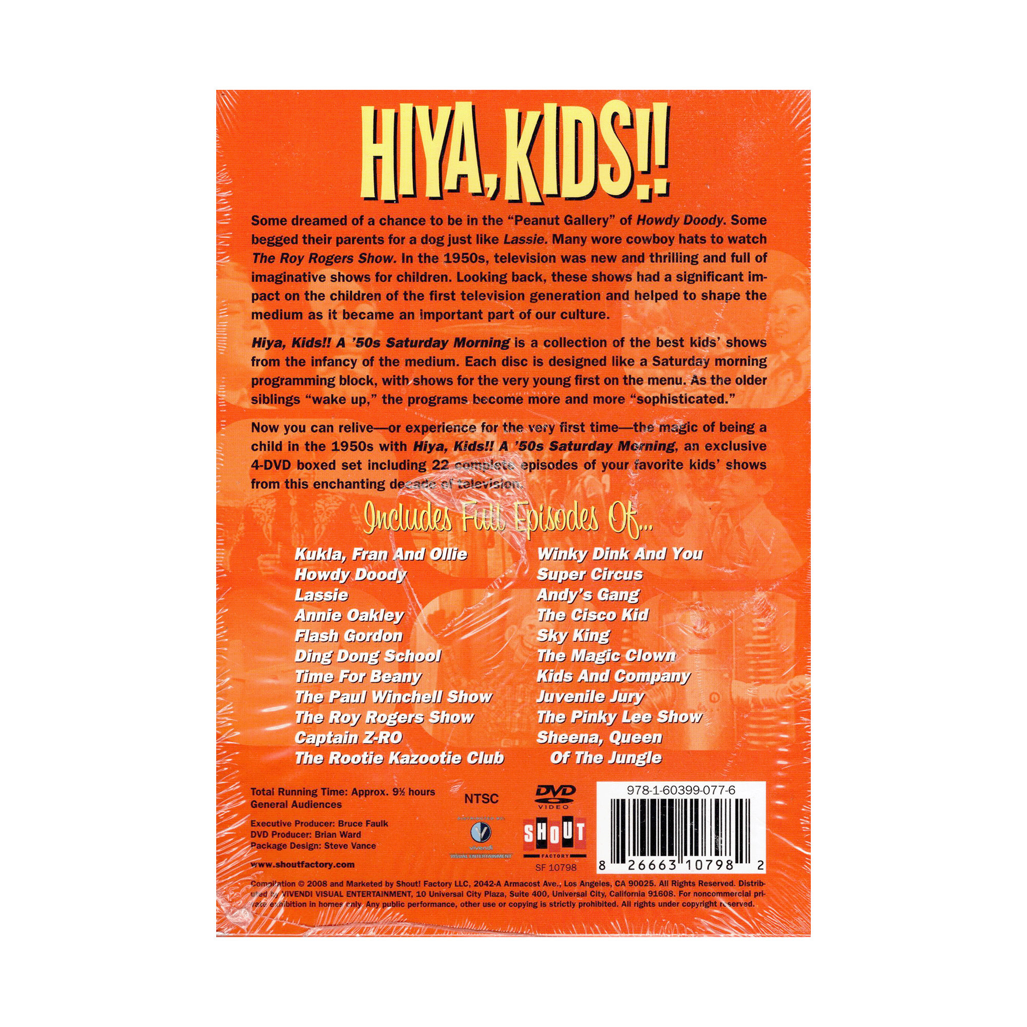 4 Dvds: Hiya, Kids!!---a '50s Saturday Morning (new--never Opened) - Etsy