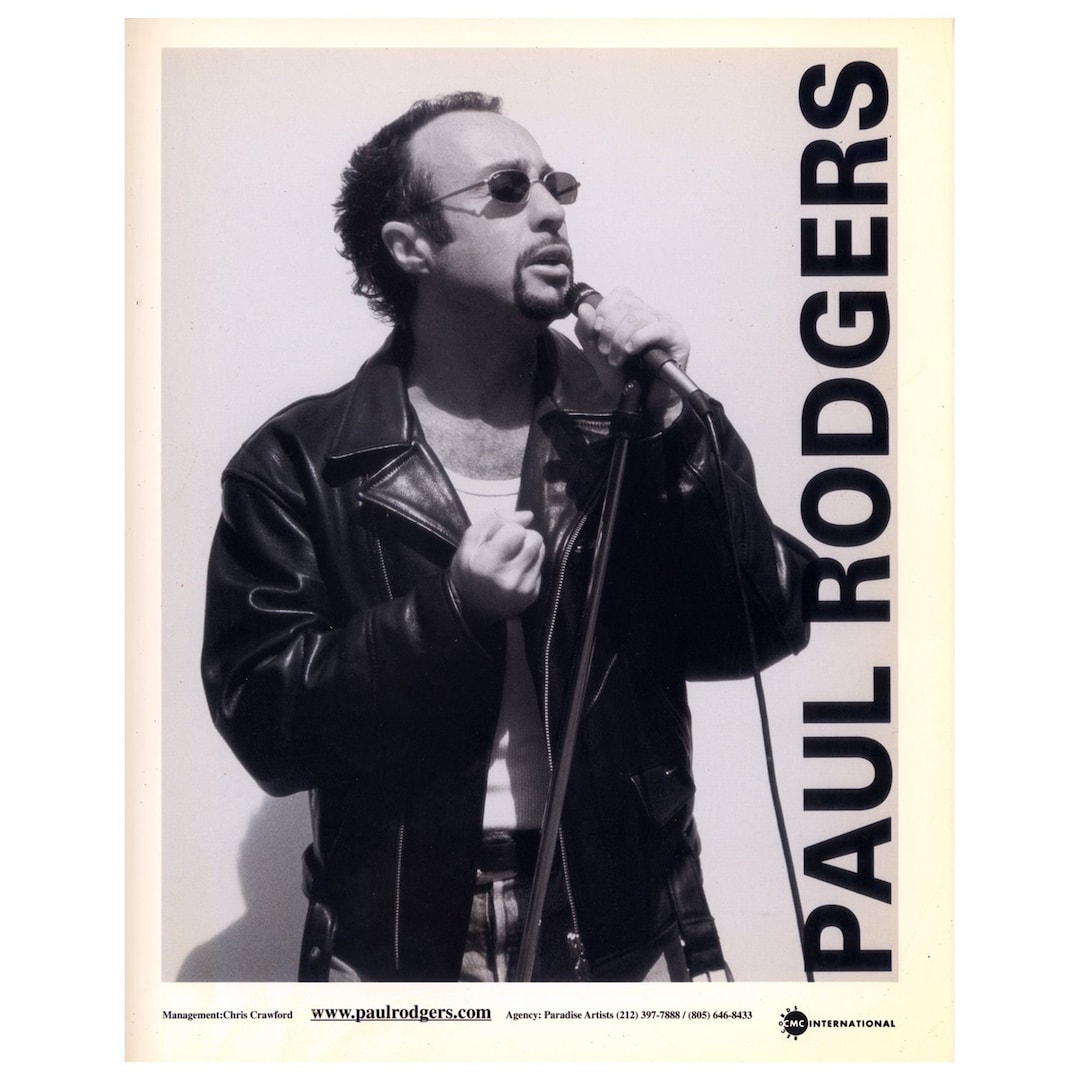 Paul Rodgers Publicity Photo - Etsy