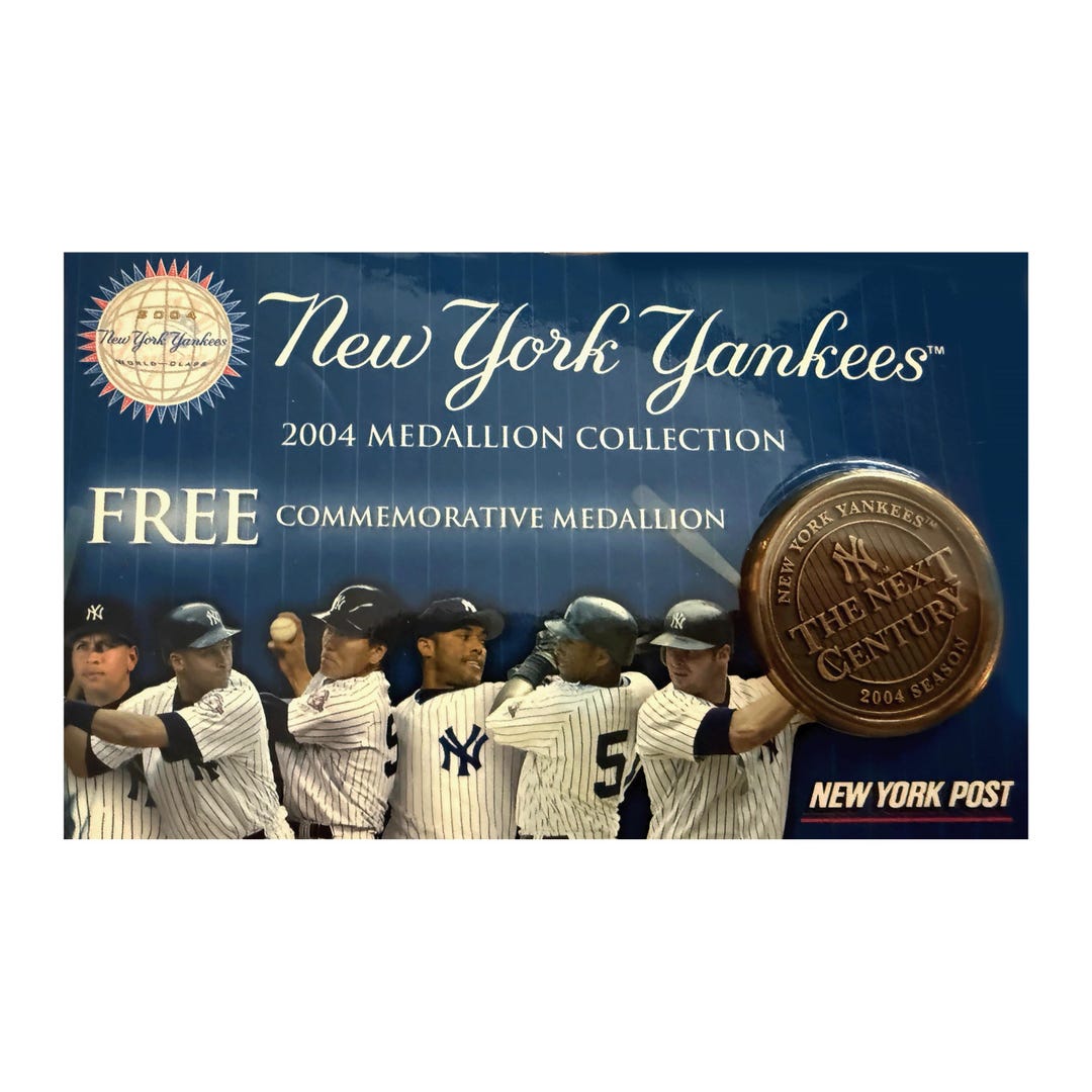New York Yankees 2004 Medallion Collection - Etsy