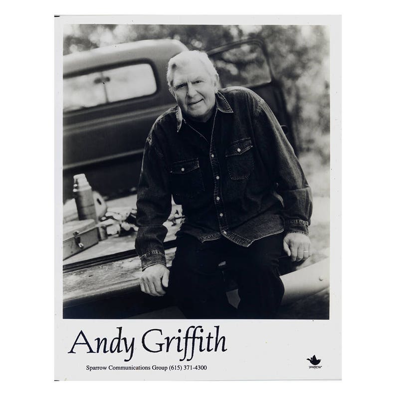 Andy Griffith Publicity Photograph 8 by 10 B&W - Etsy