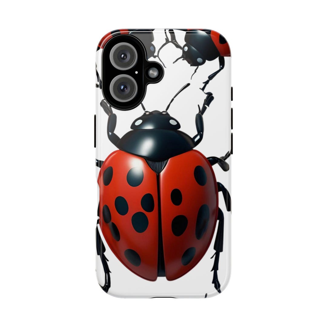 Ladybug Phone Case: 3D Wrap, Shock-absorbing, Wireless Charging - Etsy