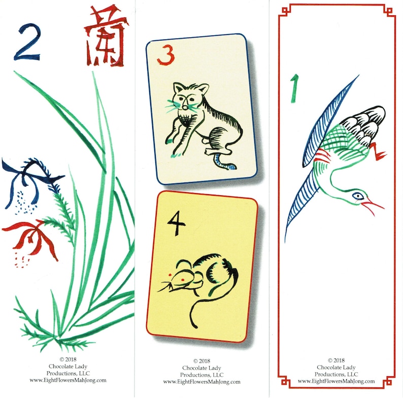 Mah Jongg Bookmark Assortments - 3 in a Set - Etsy