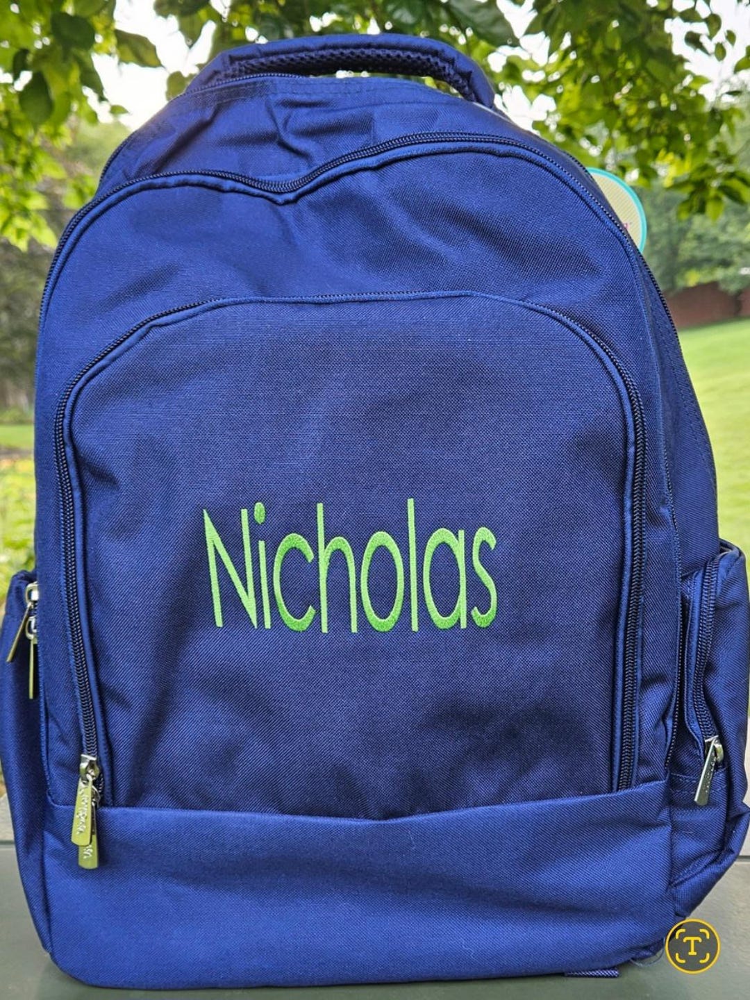 Navy Blue Kids Personalized Backpack, Unisex Kids Backpack - Etsy
