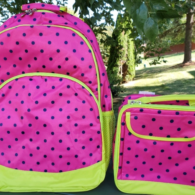 Polka Dots Bookbag - Etsy