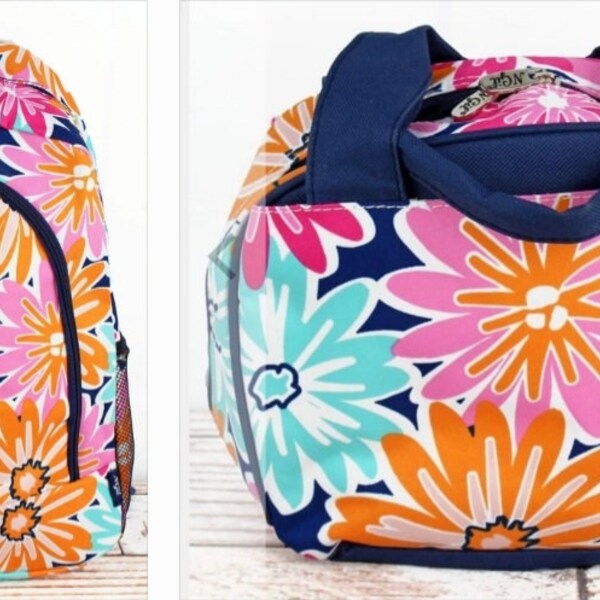 Floral Backpack - Etsy