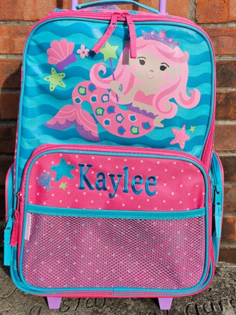Kids Rolling Luggage Personalized Stephen Joseph Gifts for Child Travel ...