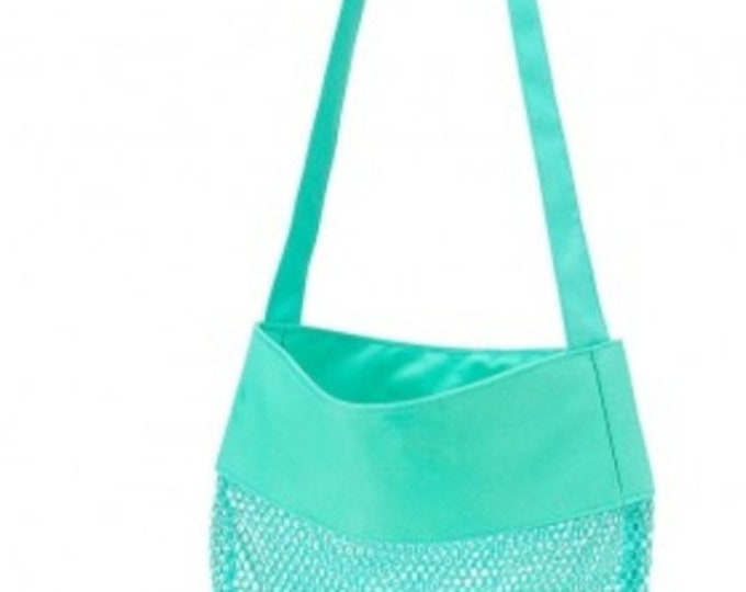 Seashell Collector Bag, Beach Tote for Kids, Mint Bag, Mesh Beach Bag ...