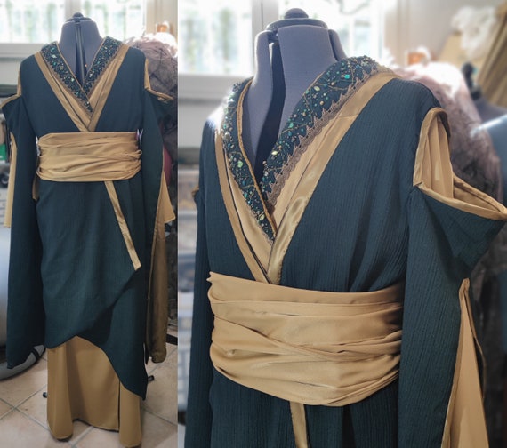 MADE TO ORDER Oriental Wizard Costume Set in 3 Piece Mage - Etsy