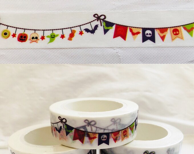 Halloween Banner Washi Tape - Etsy