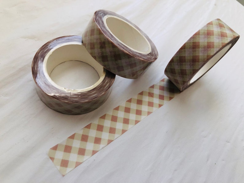 Autumn Plaid Washi Tape | Etsy