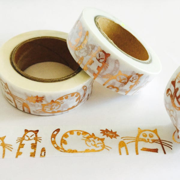 Cat Washi Tape - Etsy