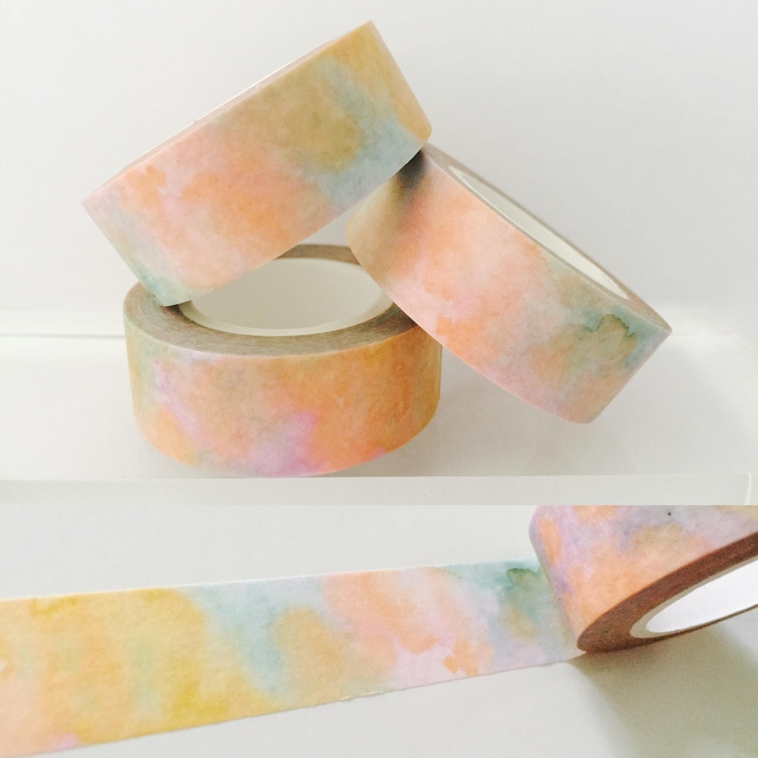 Watercolor Marble Washi Tape - Etsy