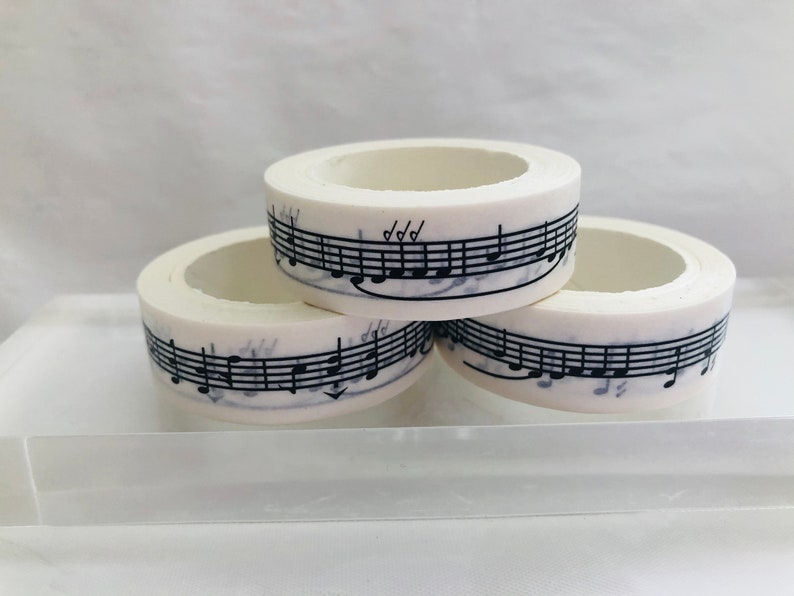 Music Notes Washi Tape - Etsy