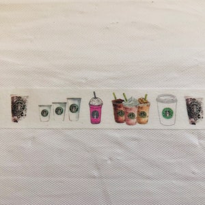 Starbucks Coffee Washi Tape - Etsy