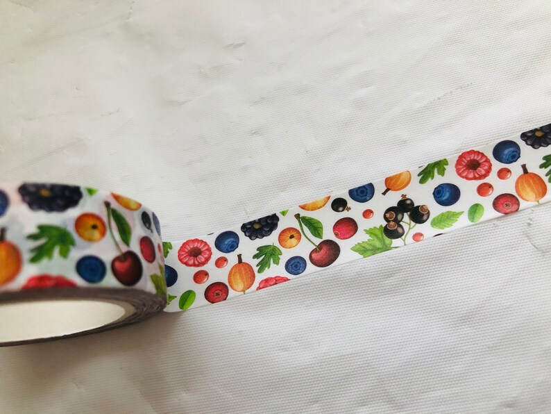 Summer Fruit Washi Tape - Etsy