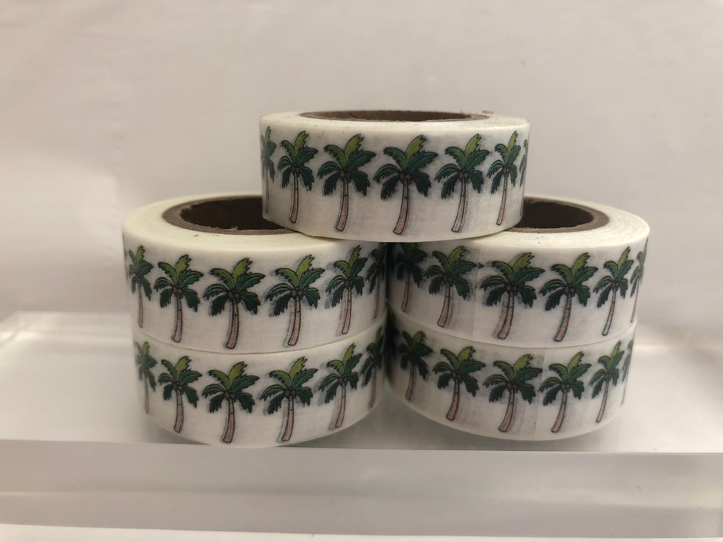 Coconut Palm Tree Washi Tape | Etsy